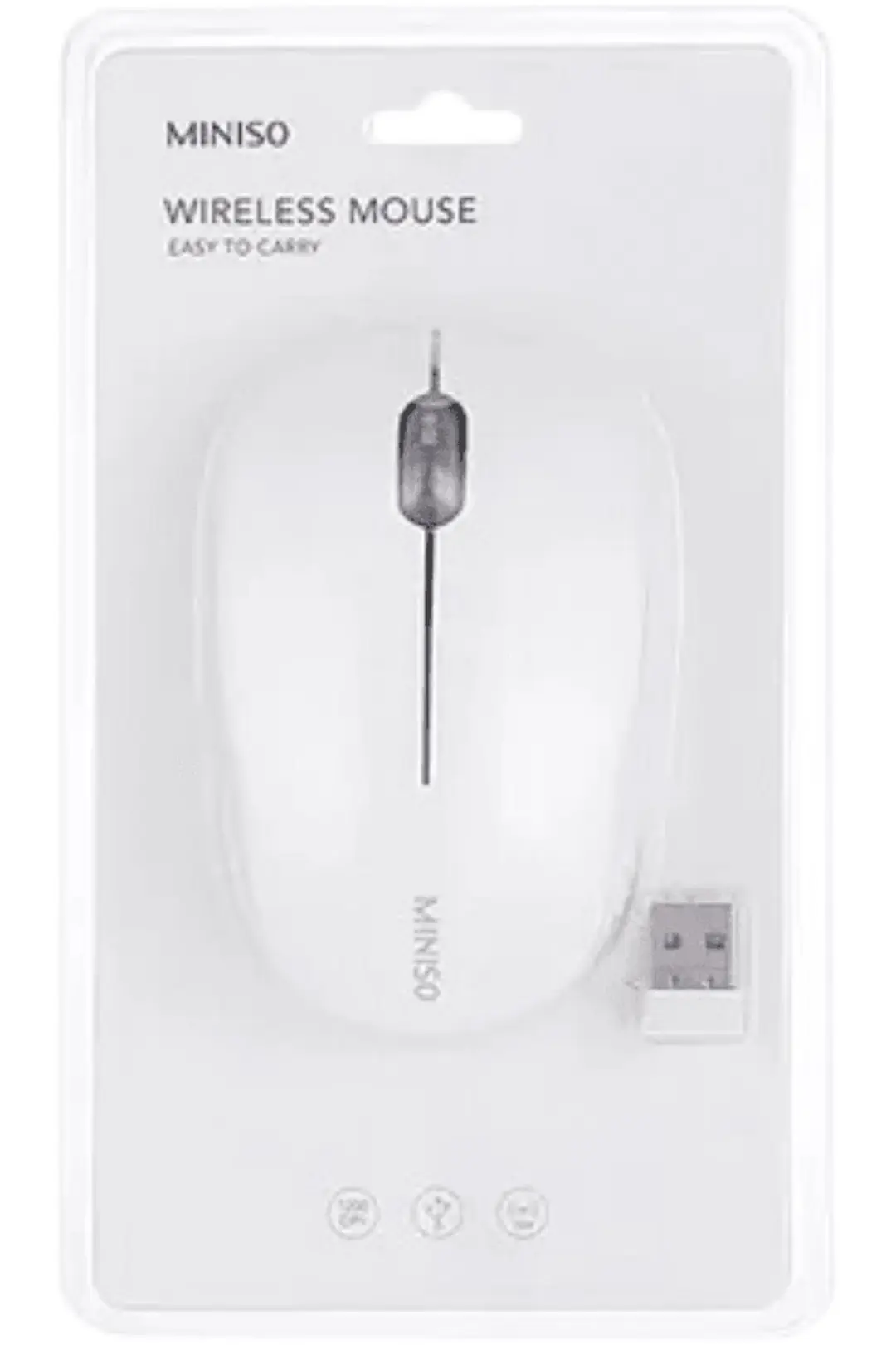 Klasik Beyaz Wireless Mouse | Kablosuz Rahatlık
