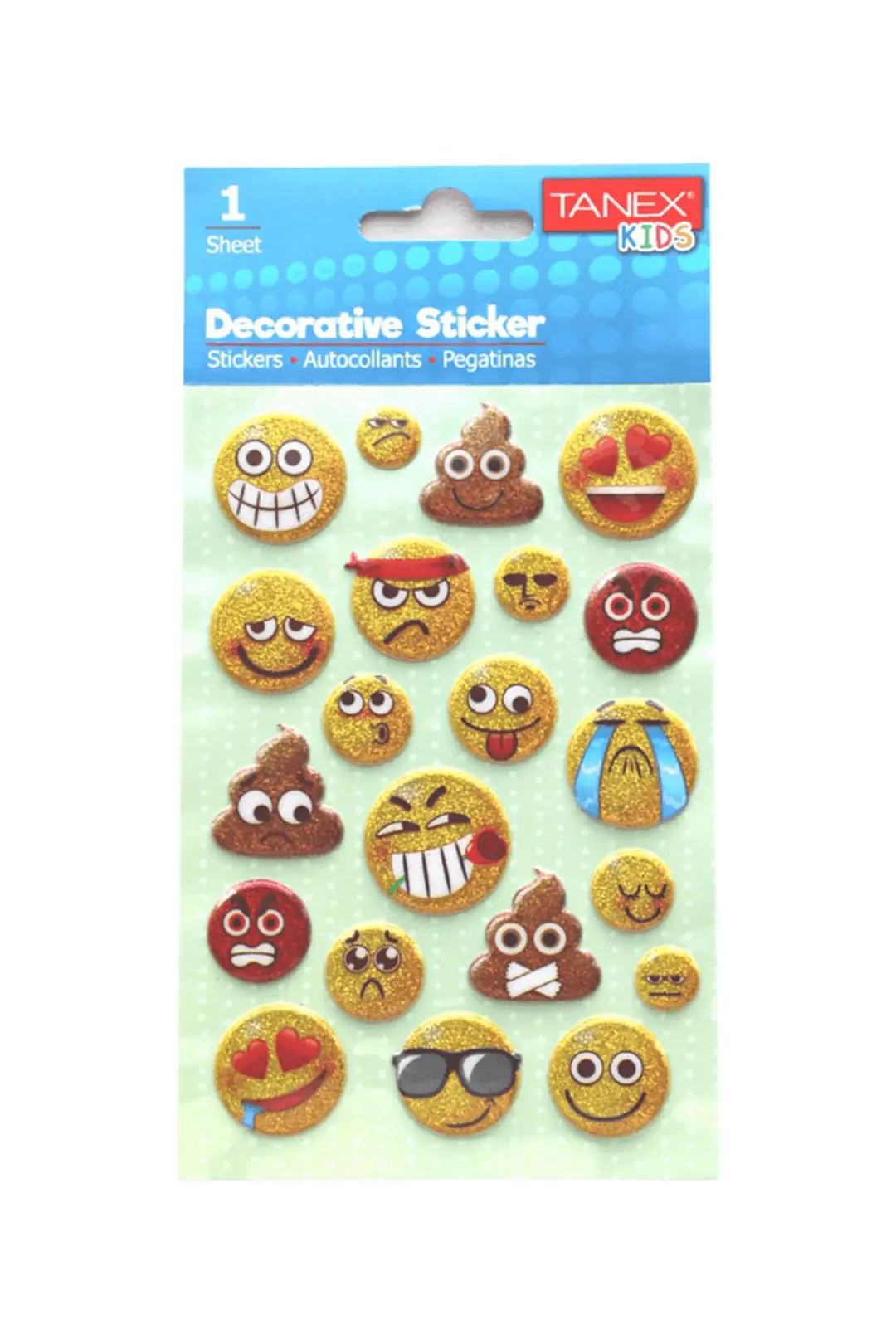 Tanex Emoji Desenli Sticker | Miniso