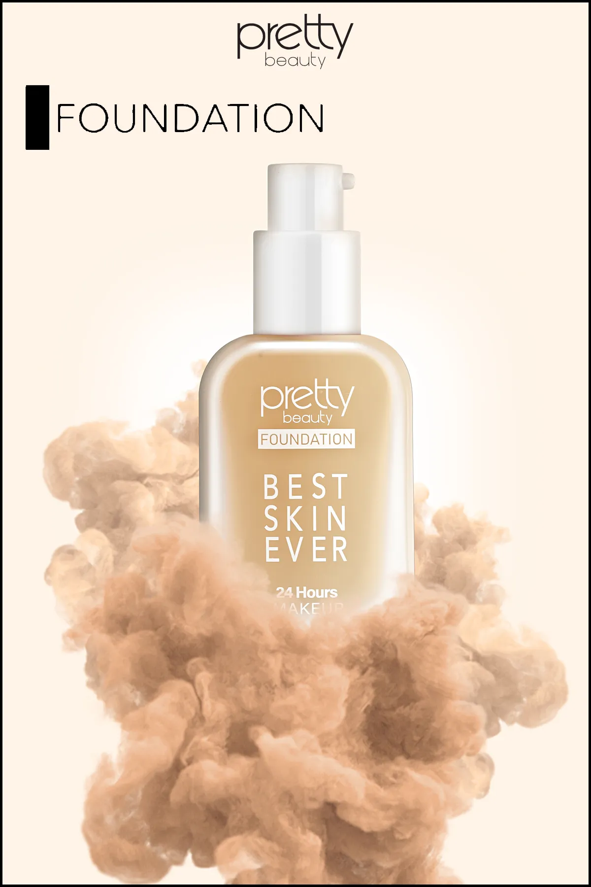 Pretty Foundation 24 Saat Kalıcı Fondöten | Miniso