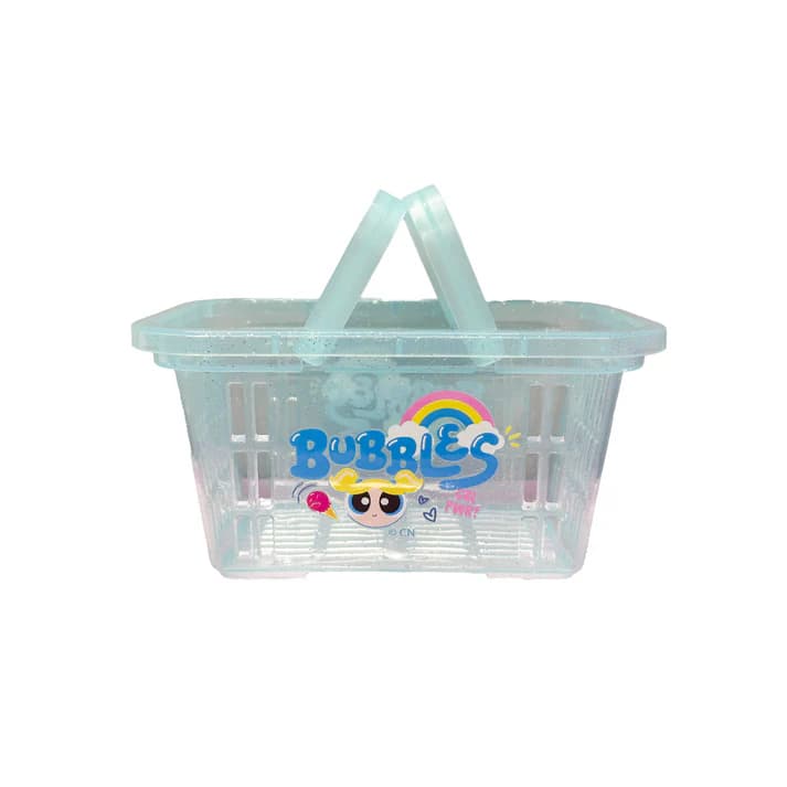 Powerpuff Girls Lisanslı Mavi Renkli Saplı Mini Sepet Miniso