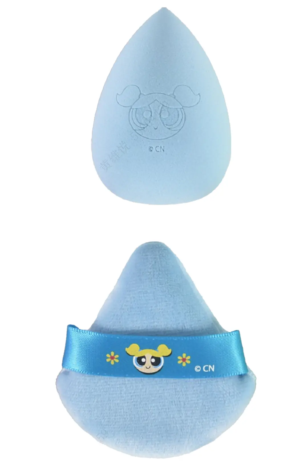 Powerpuff Girls Lisanslı Makyaj Süngeri ve Puf Seti - Bubble