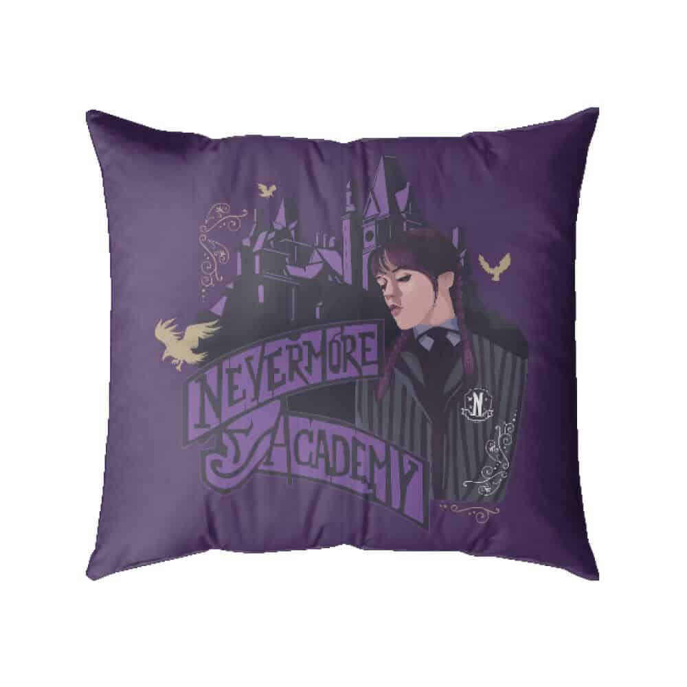 Wednesday Nevermore Academy Yastık | Miniso