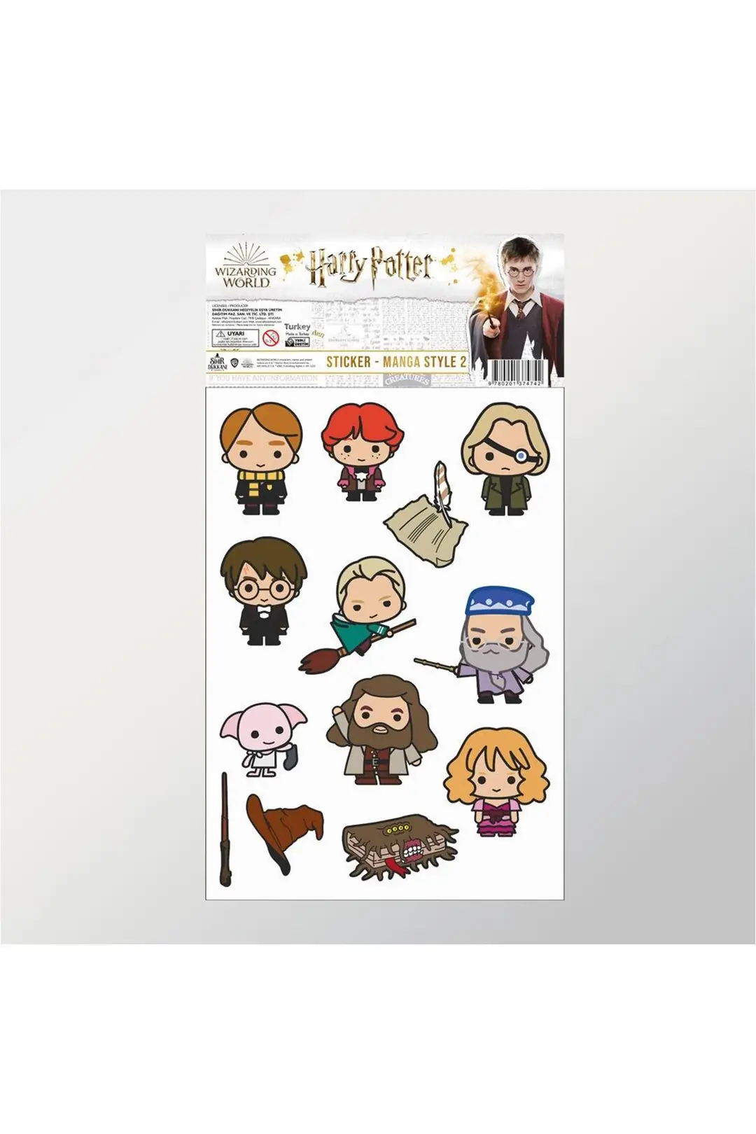 Harry Potter Karakterleri Manga Style Sticker Set | Miniso