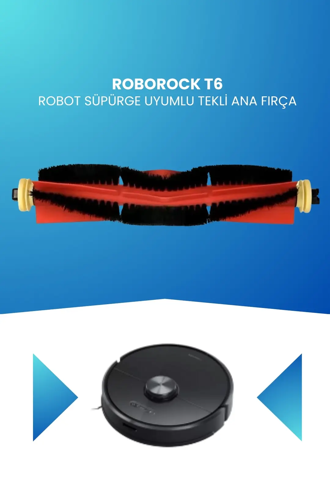 Roborock T6 Tekli Ana Fırça Uzun Ömürlü | Electroll