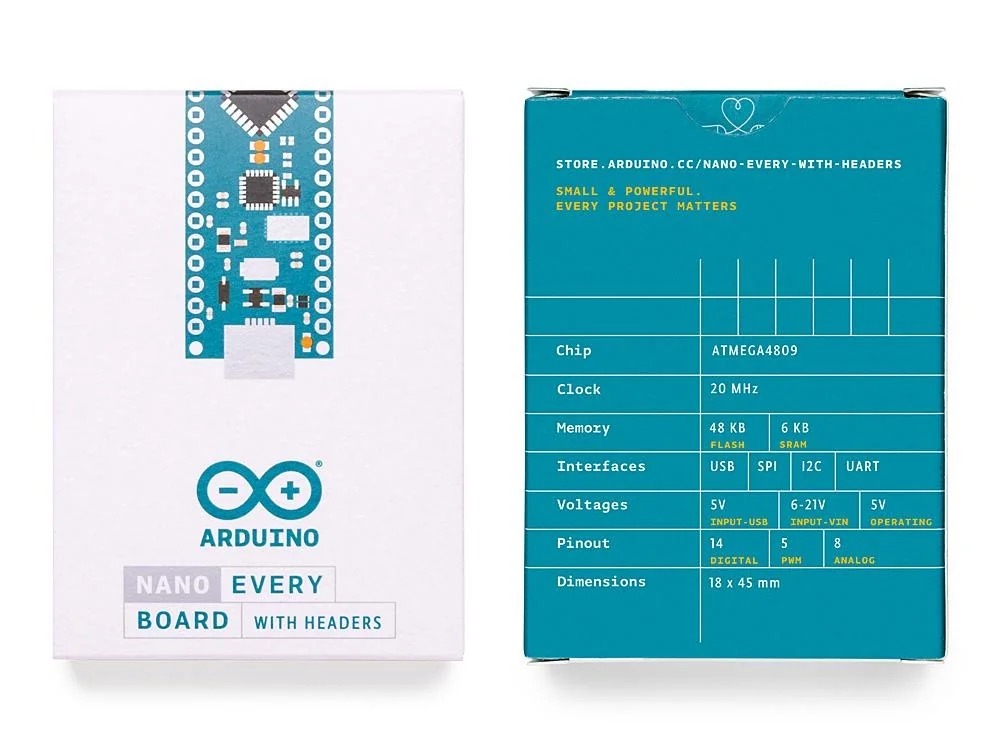 Arduino Nano Every (Headers) (Orijinal) | SAMM Market