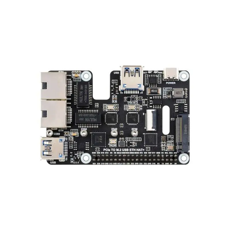 Raspberry Pi 5 USB 3.2 Gen1 / 2.5G Ethernet PCIe Adaptör