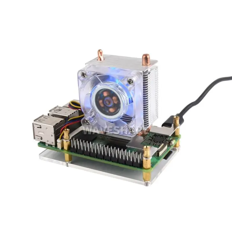Raspberry Pi 5 için ICE Tower CPU Soğutma Fanı | SAMM Market
