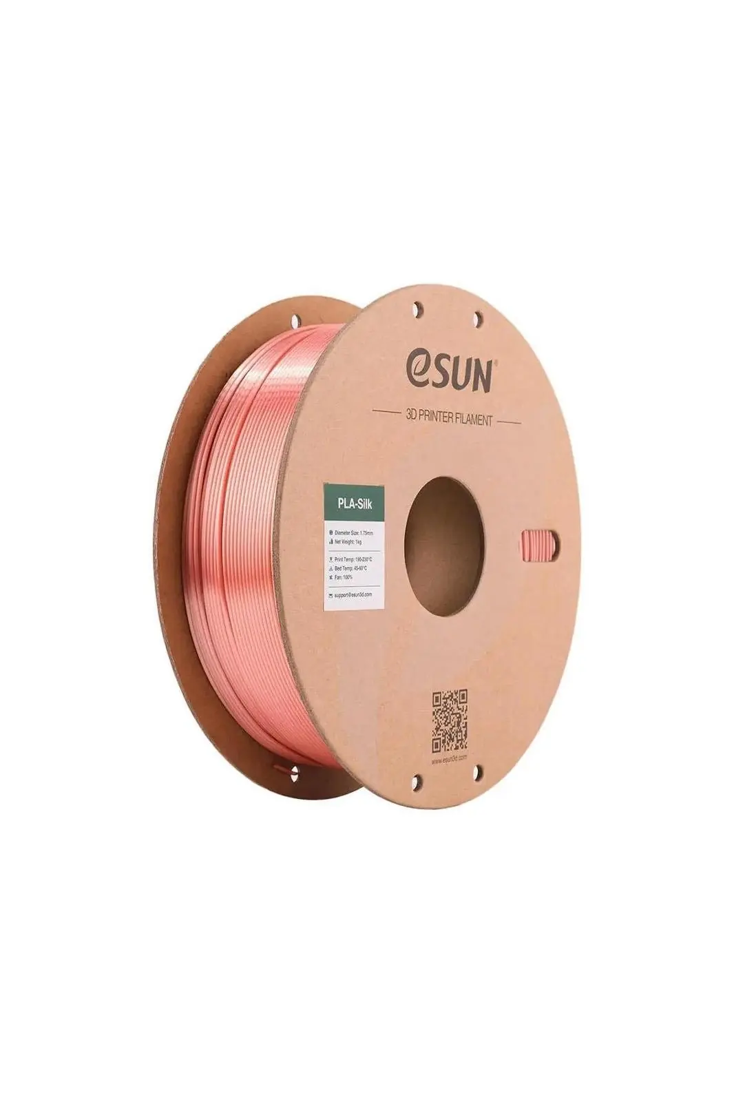 Esun ePLA-Silk Rose Gold Filament 1.75mm 1 KG | Parlak & İpeksi 3D Baskı | Samm Market