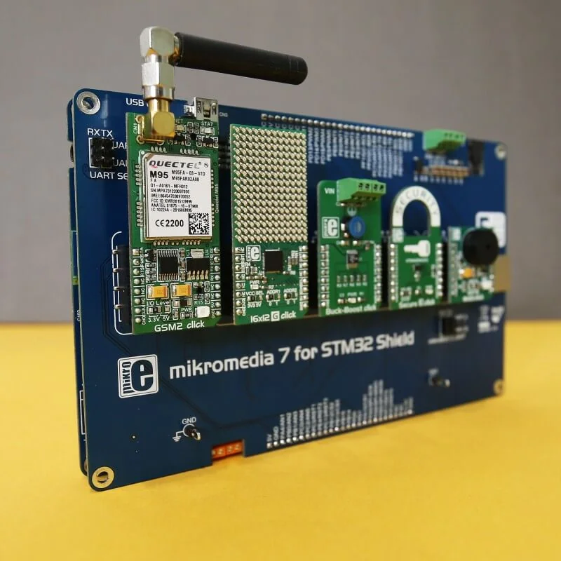 Mikroe Mikromedia 7 for STM32 Shield | SAMM Market
