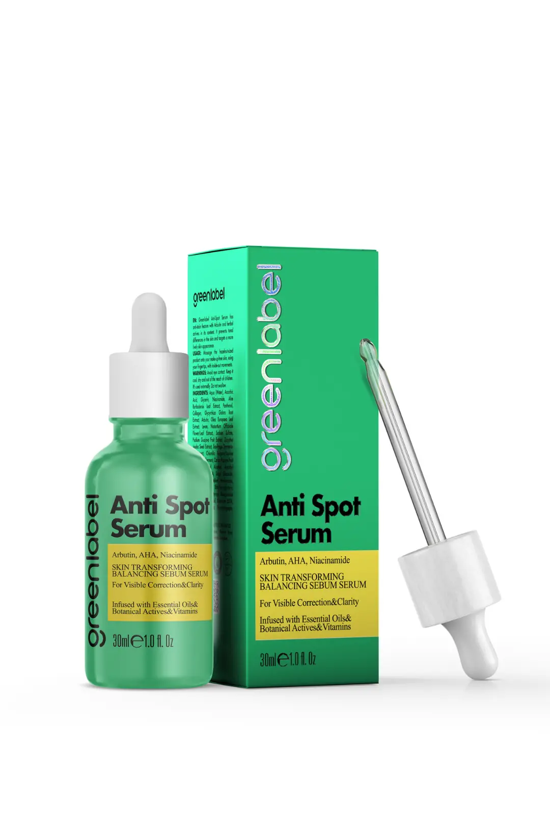Leke Karşıtı Ve Cilt Tonu Eşitleyici Arbutin, Aha Ve Niacinamide Anti ...
