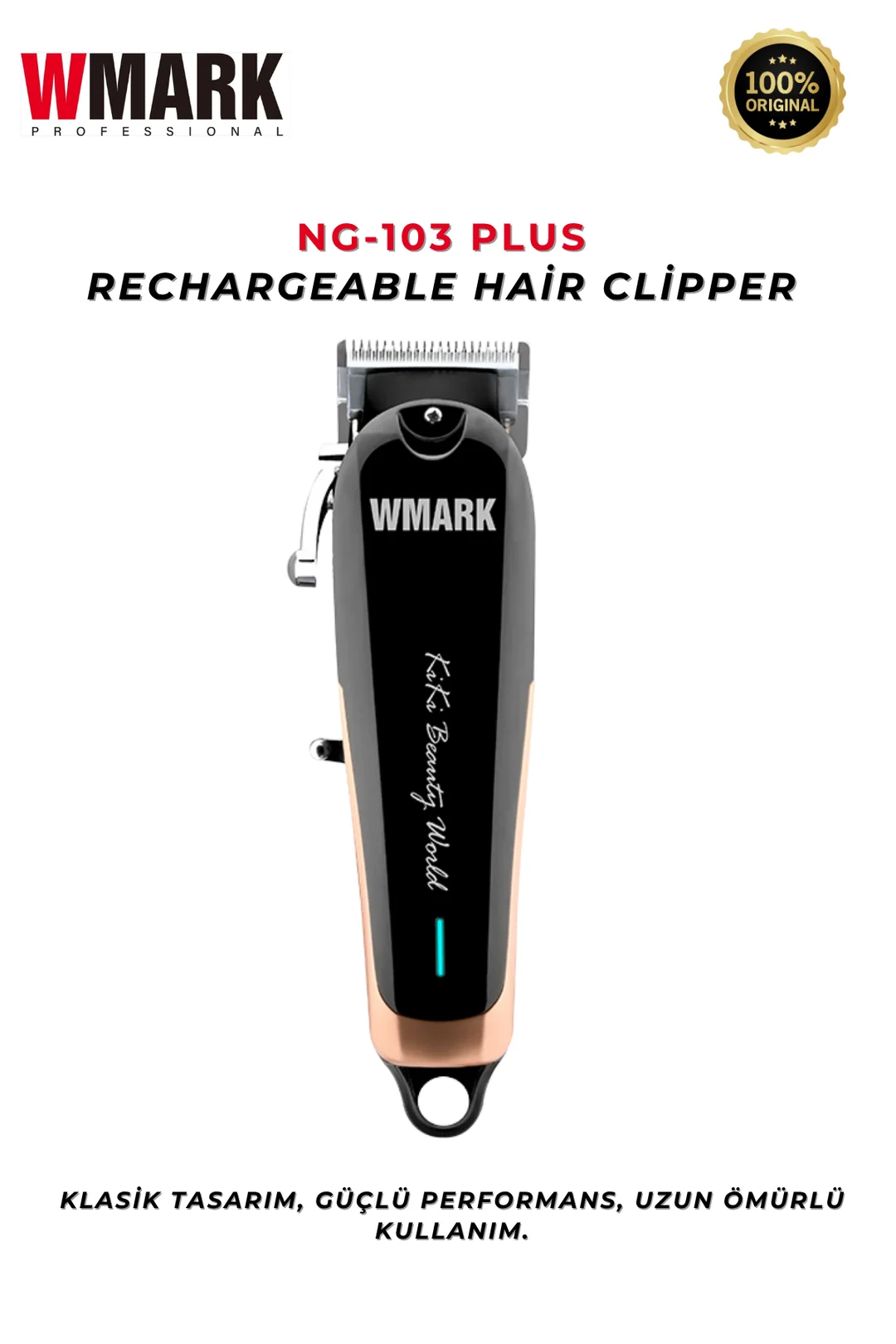 WMARK NG-103 PLUS SAÇ KESME VE TIRAŞ MAKİNESİ