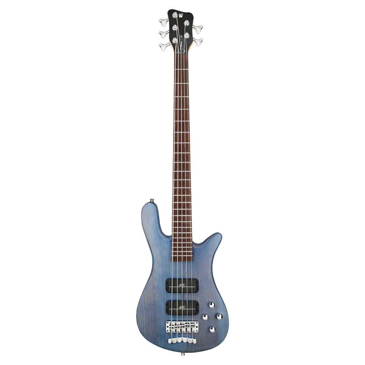 Warwick RockBass Streamer Standard Ocean Blue Transparent Satin 5 Telli ...