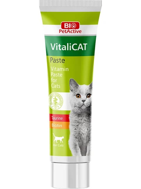 Bio Pet Active Vitalicat Multivitamin Paste Kedi Vitamini Macunu 100ML