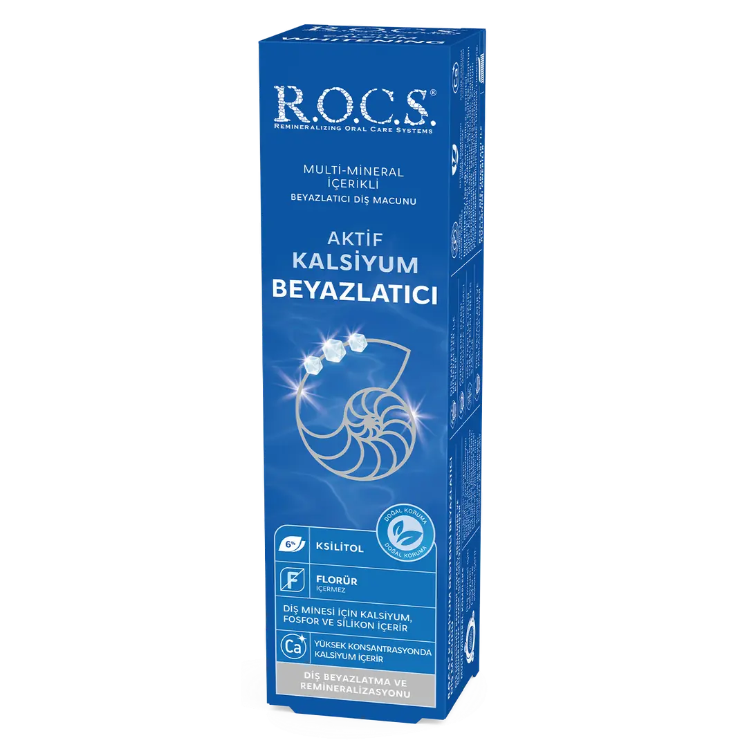 Aktif Kalsiyum Beyazlatıcı Diş Macunu 94gr | ROCS