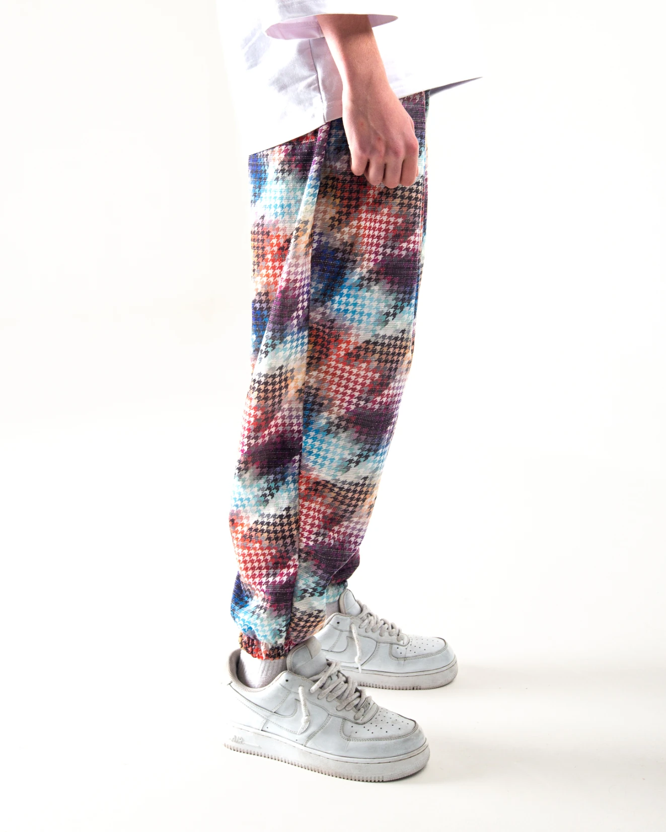 Erkek Rainbow Pileli Eşofman Altı