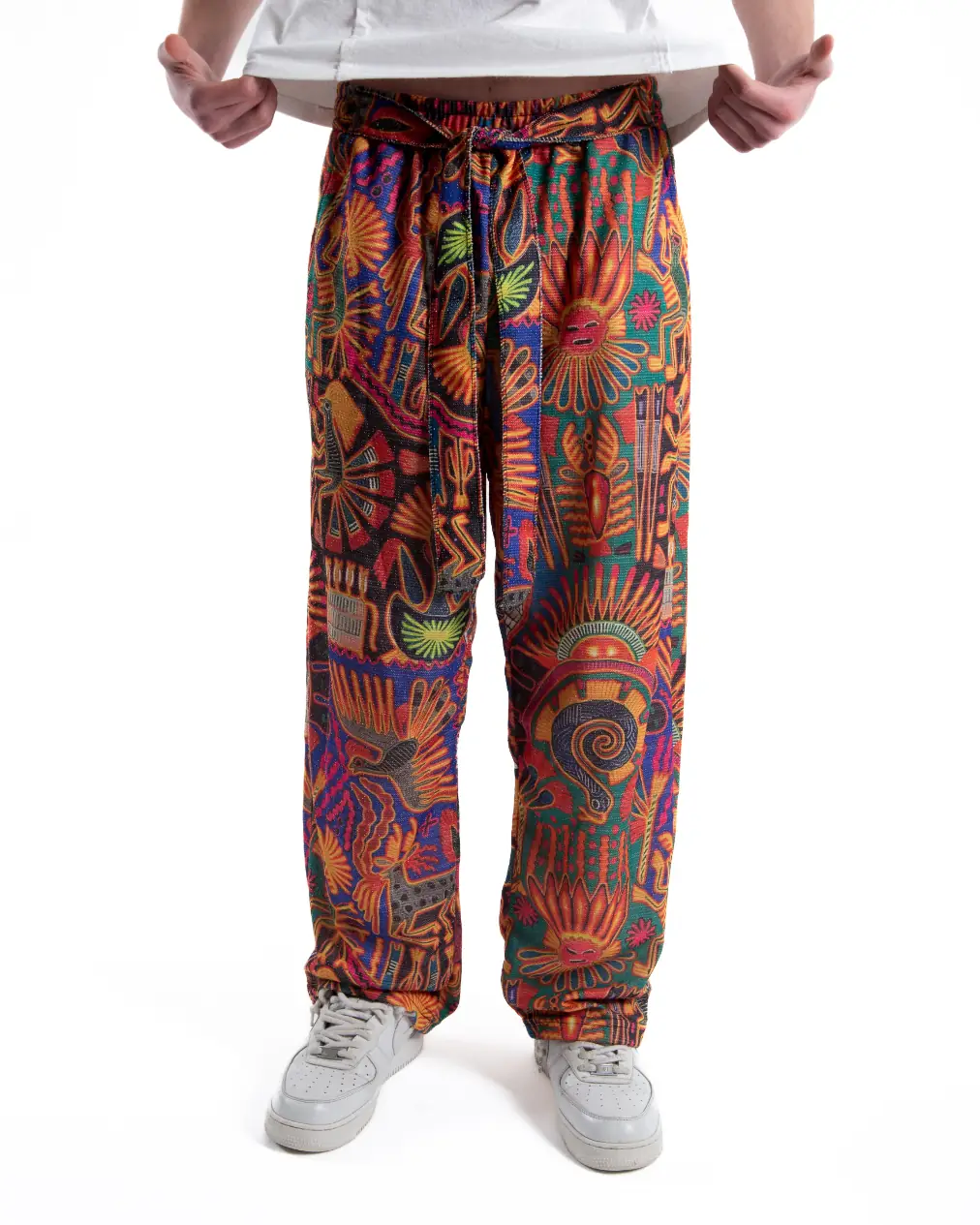 Erkek Sunrise Kuşaklı Baggy Eşofman Altı - Gerusta