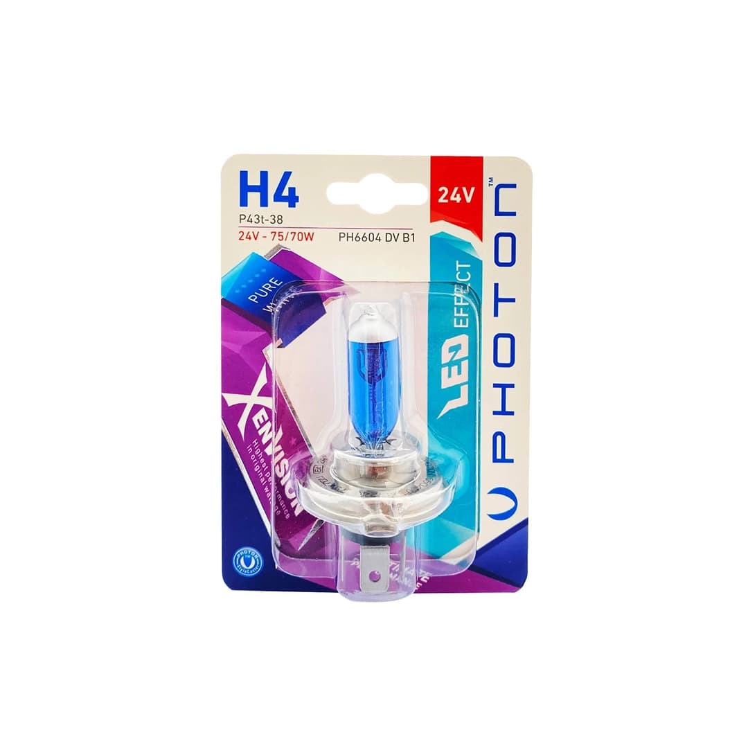 Photon H4 24V Dv 75/70W White Xen Vision Single Blister Bulb Prices ...