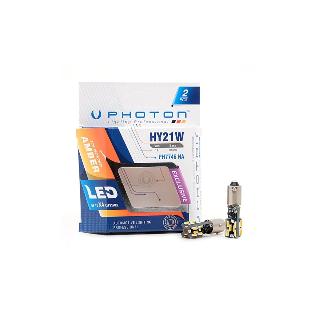 Photon H21W 12V Exclusive Amber Canbus Led Prices | Autopartia