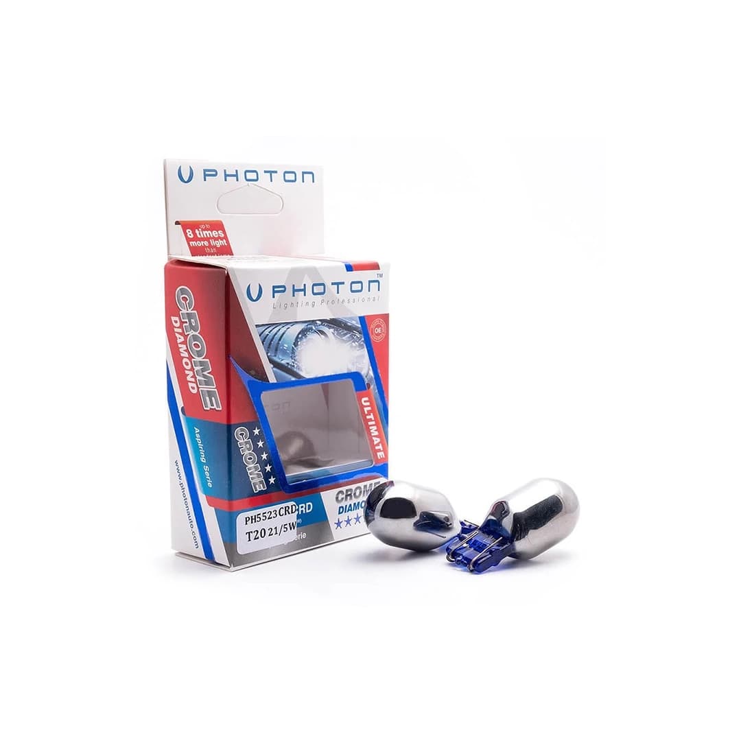 Photon T20 Chrome 21/5W 12V Diam.Vision Bulb Prices | Autopartia