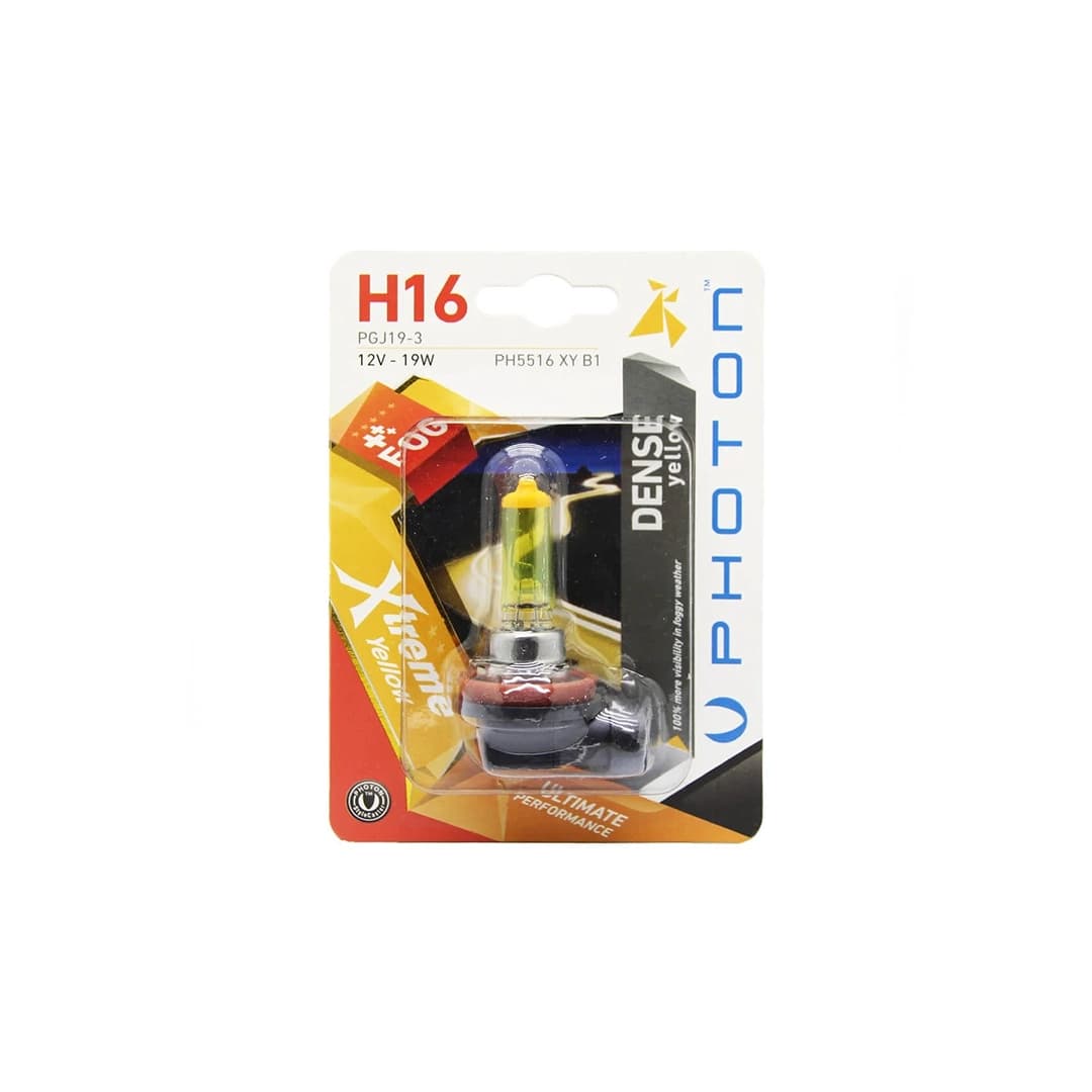 Photon H16 12V 19W Xtreme Yellow Single Blister Bulb Prices | Autopartia