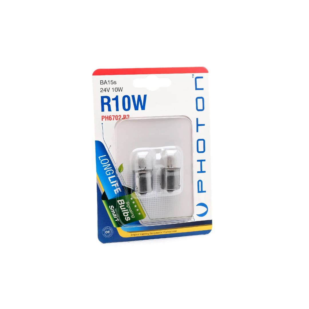Photon R10W 24V 2-Piece Blister Bulb Prices | Autopartia