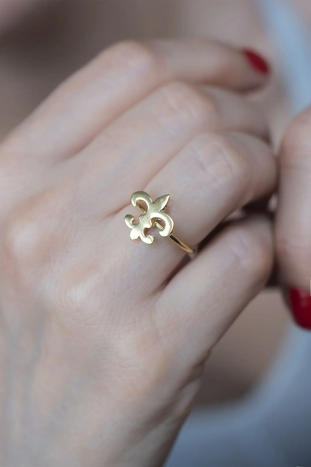 ARTHUR - Fleur de Lys Ring - Adjustable Fleur de Lys Ring | APP