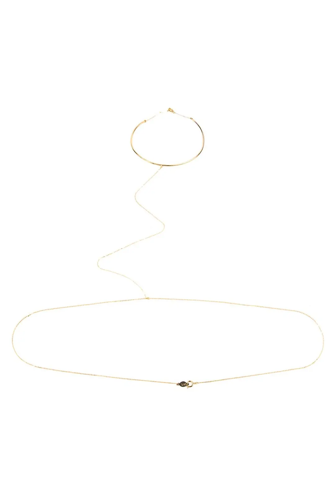 FINE LINE - Body Necklace - Gold Body Choker Necklace | APP