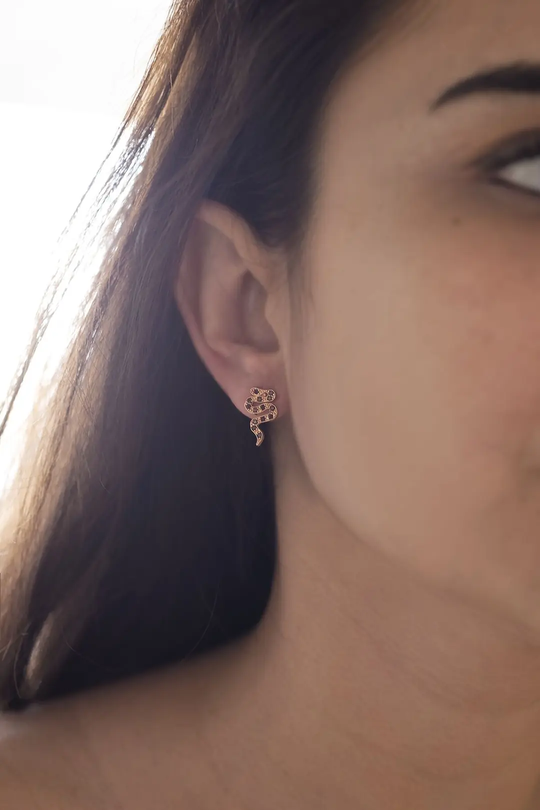 BRUNO - Minimal Serpent Studs - Tiny Serpent Studs | APP
