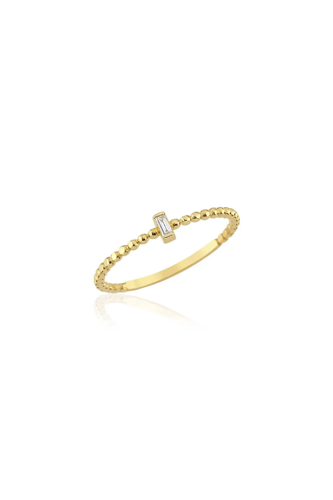 EMMA - Baguette Solitaire Ring - Baguette Solitaire Engagement Ring | APP