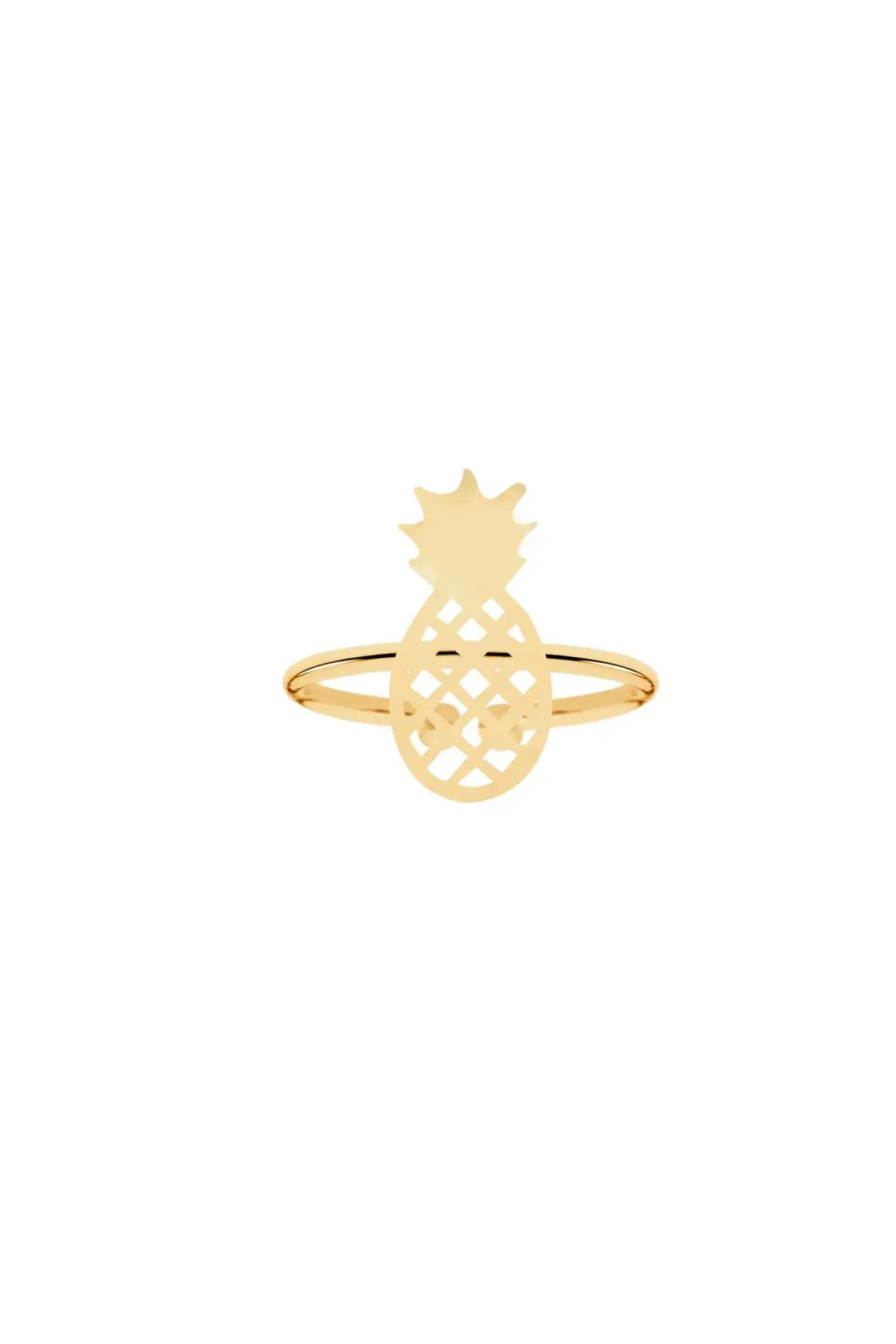 PINEAPPLE - Adjustable Ring - Gold Pineapple Ring | APP