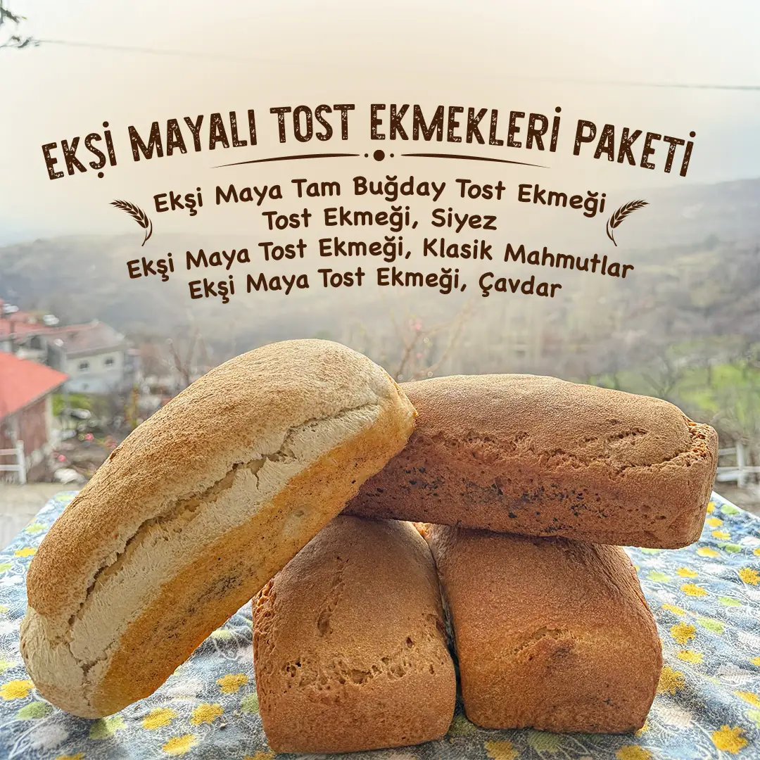 EKŞİ MAYALI TOST EKMEKLERİ PAKETİ