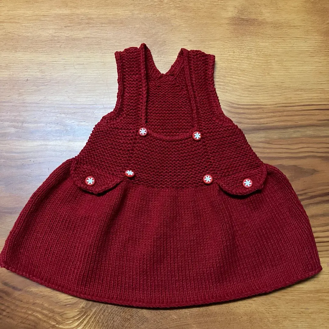 EL ÖRGÜSÜ BEBEK ELBİSESİ