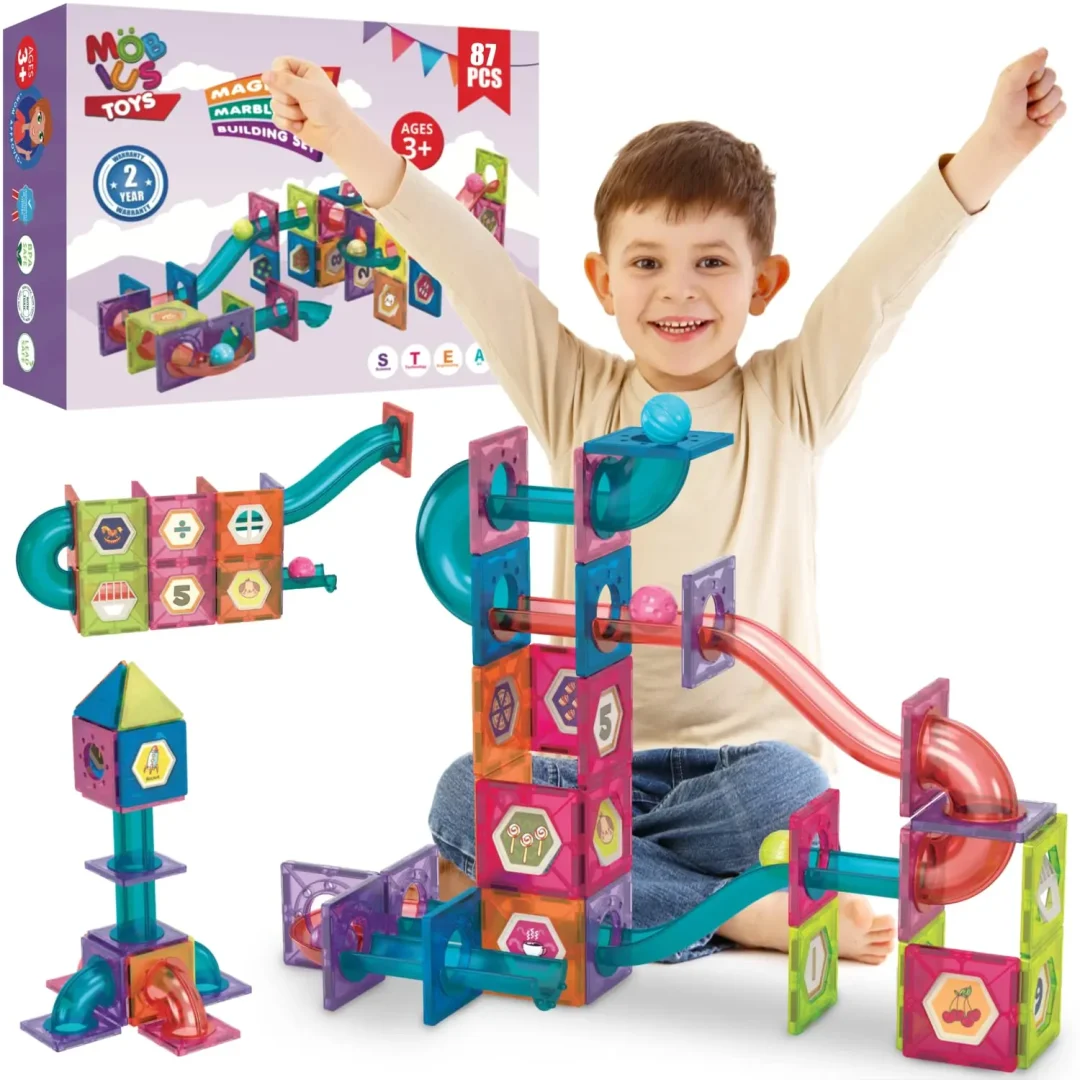 Marble Run Oyuncak Seti, 3-8 Yaş Arası Çocuklar İçin Eğitici ve ...