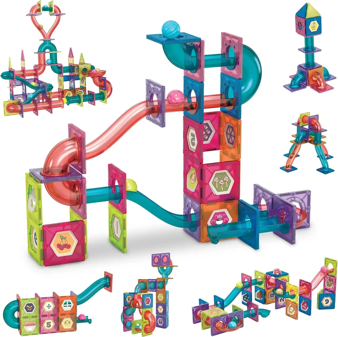Marble Run Oyuncak Seti, 3-8 Yaş Arası Çocuklar İçin Eğitici ve ...