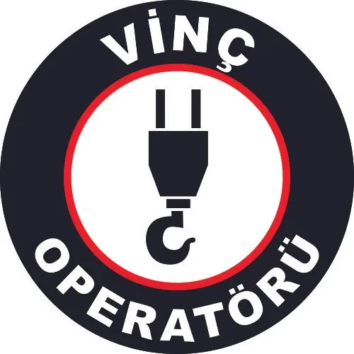 Vinç Operatörü Levhası 25x35 cm