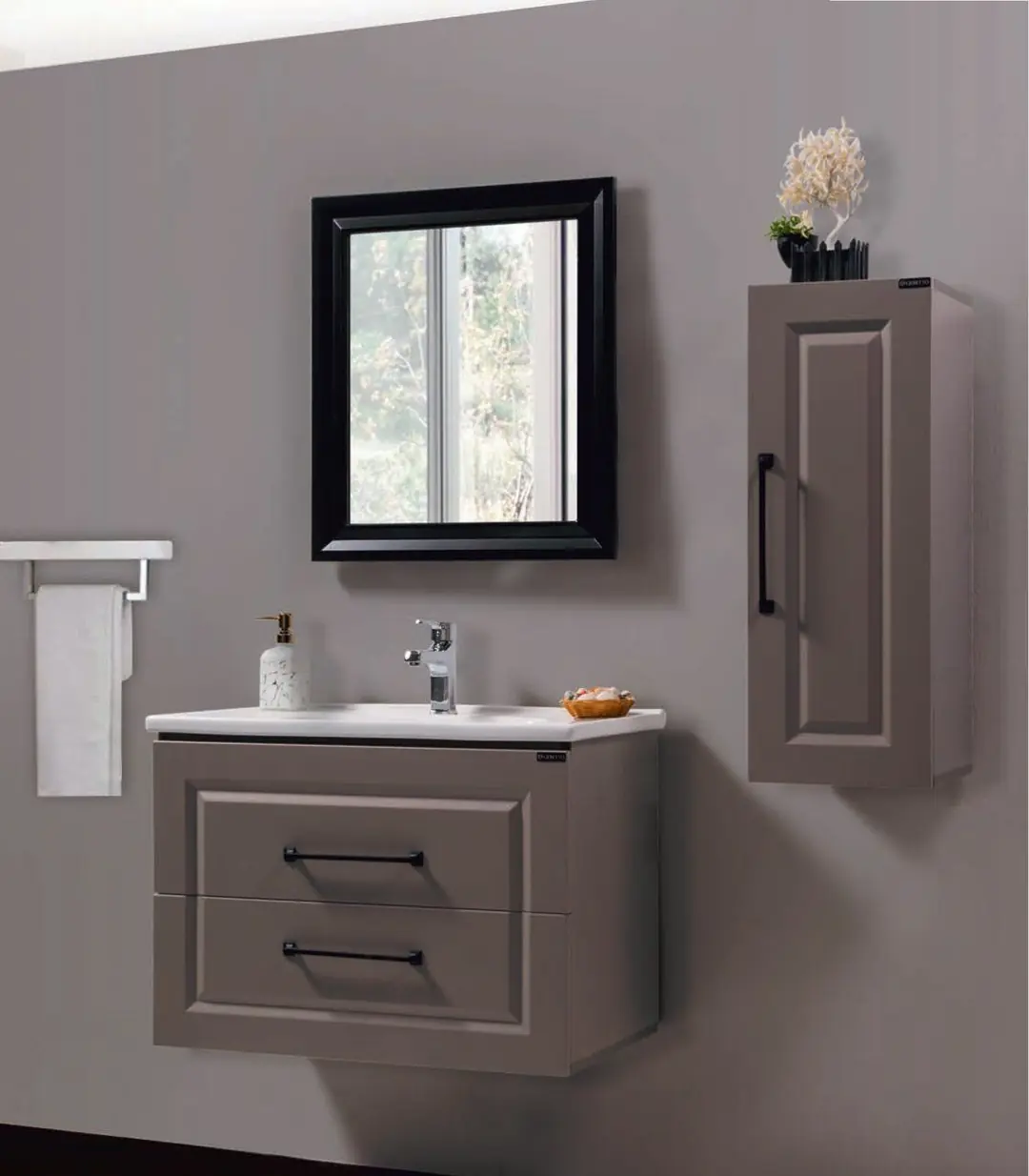 Lina Banyo Dolabı 3'lü Takım