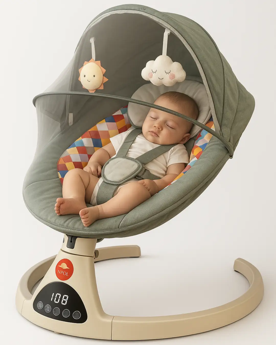 NPOL | Safezone Otomatik Sallanan Sensörlü Ana Kucağı