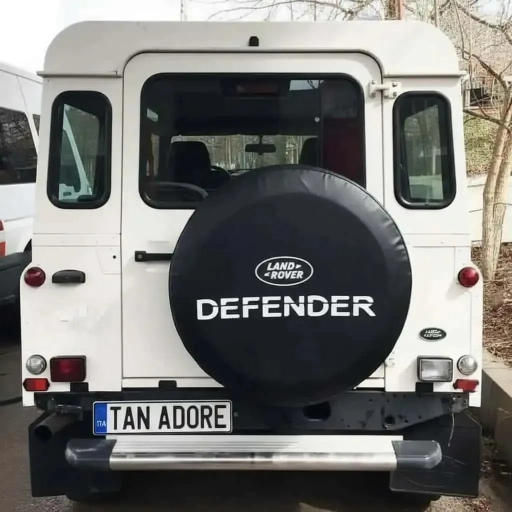 Land Rover Defender Logo Spare Wheel Tire Cover