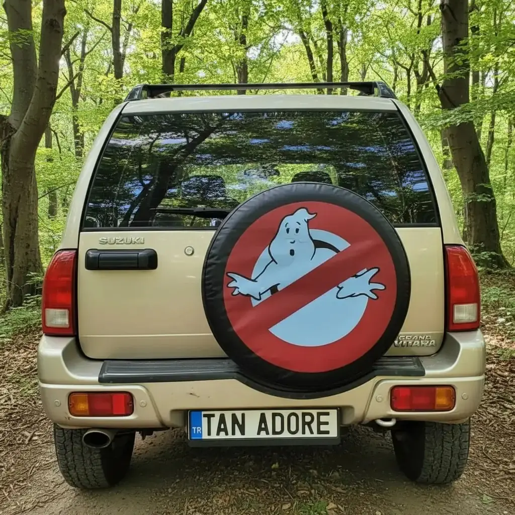 Ghostbusters Designed Spare Wheel Tire Cover