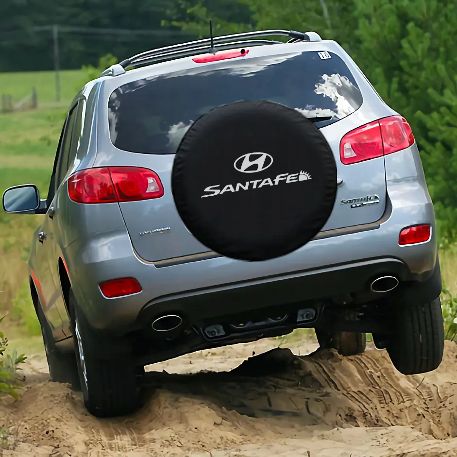 Santa Fe Logo Spare Wheel Tire CoverStepne Kılıfım | TanAdore
