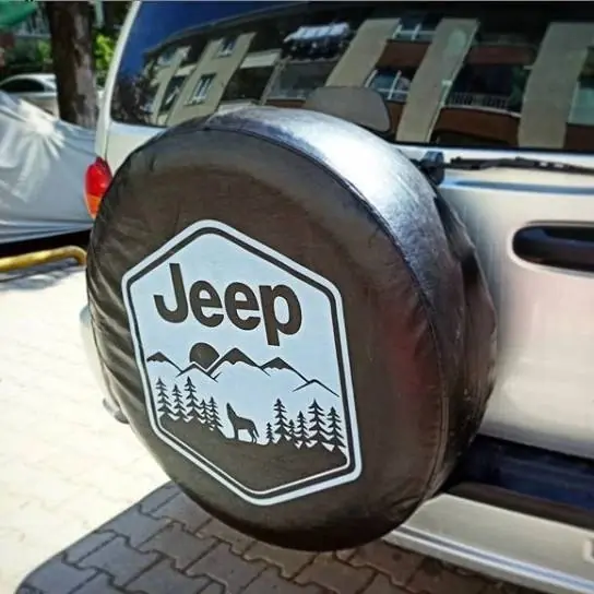 Jeep Logo Spare Wheel Tire Cover