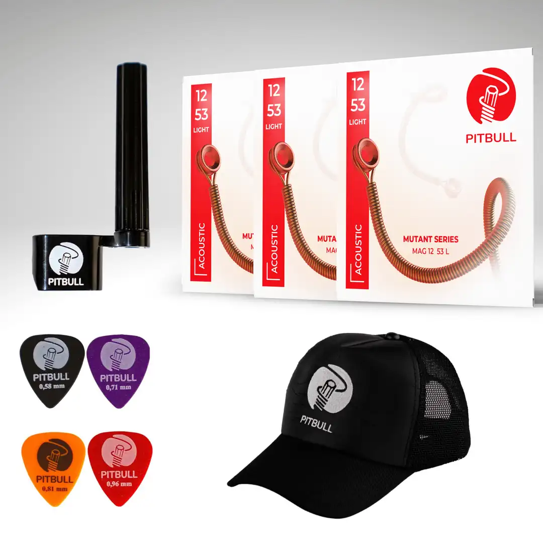 Pitbull Strings MUTANT SERİ AKUSTİK GİTAR TELİ 3'LÜ SET