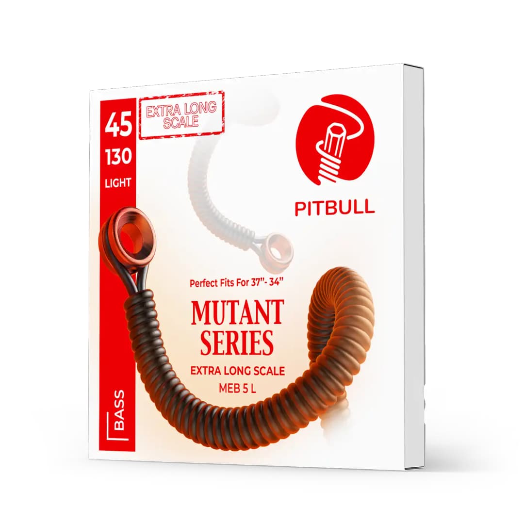 Pitbull Strings Mutant Seri Bas Gitar Teli Extra Long Scale