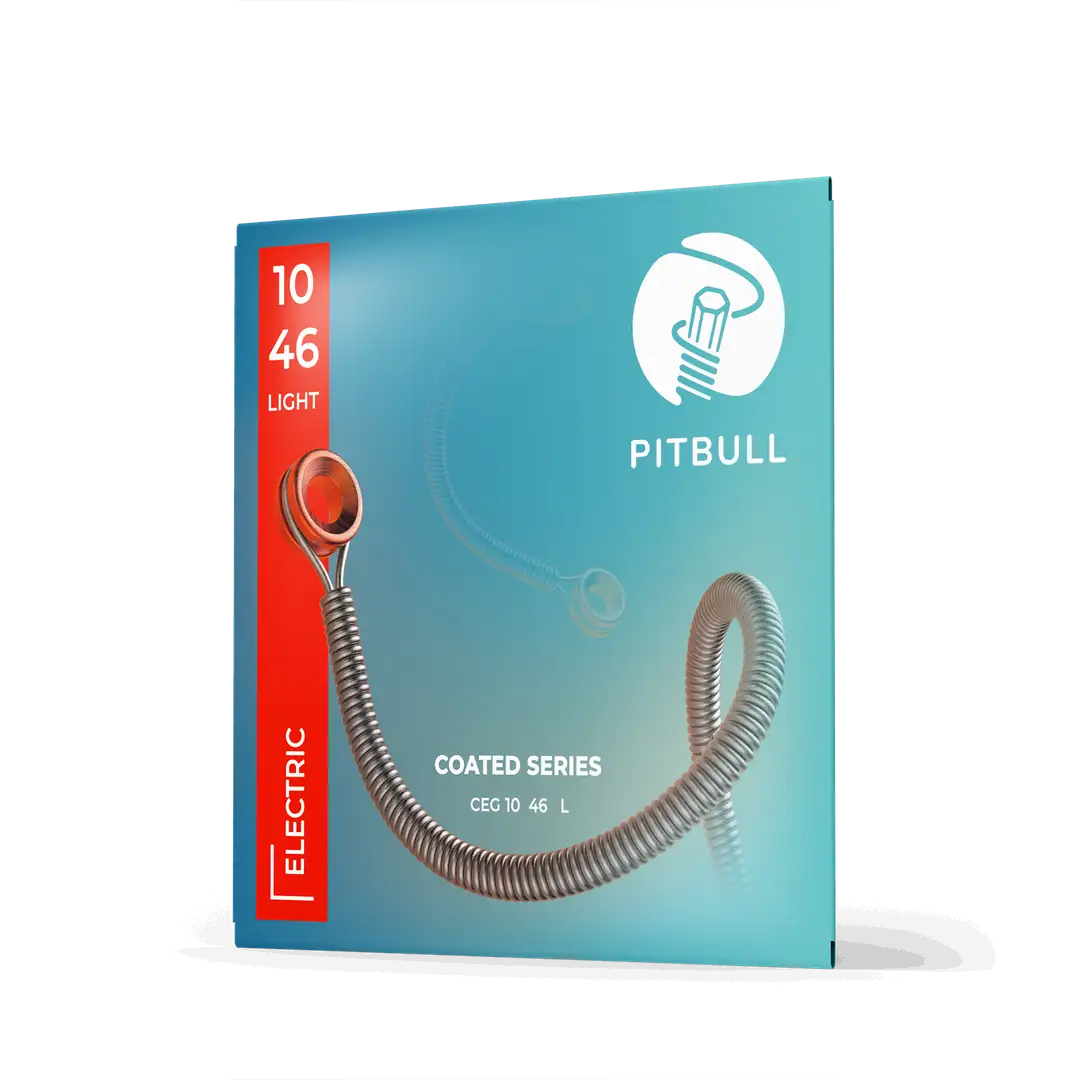 Pitbull Strings Coated Seri Elektro Gitar Telleri