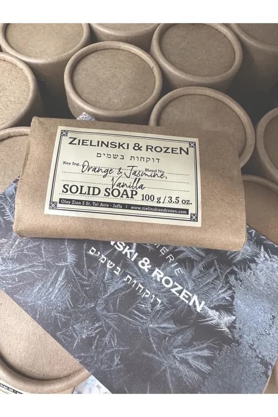 Zielinski & Rozen Orange , Jasmine , Vanilla Solid Soap 100 gr Tel Aviv ...