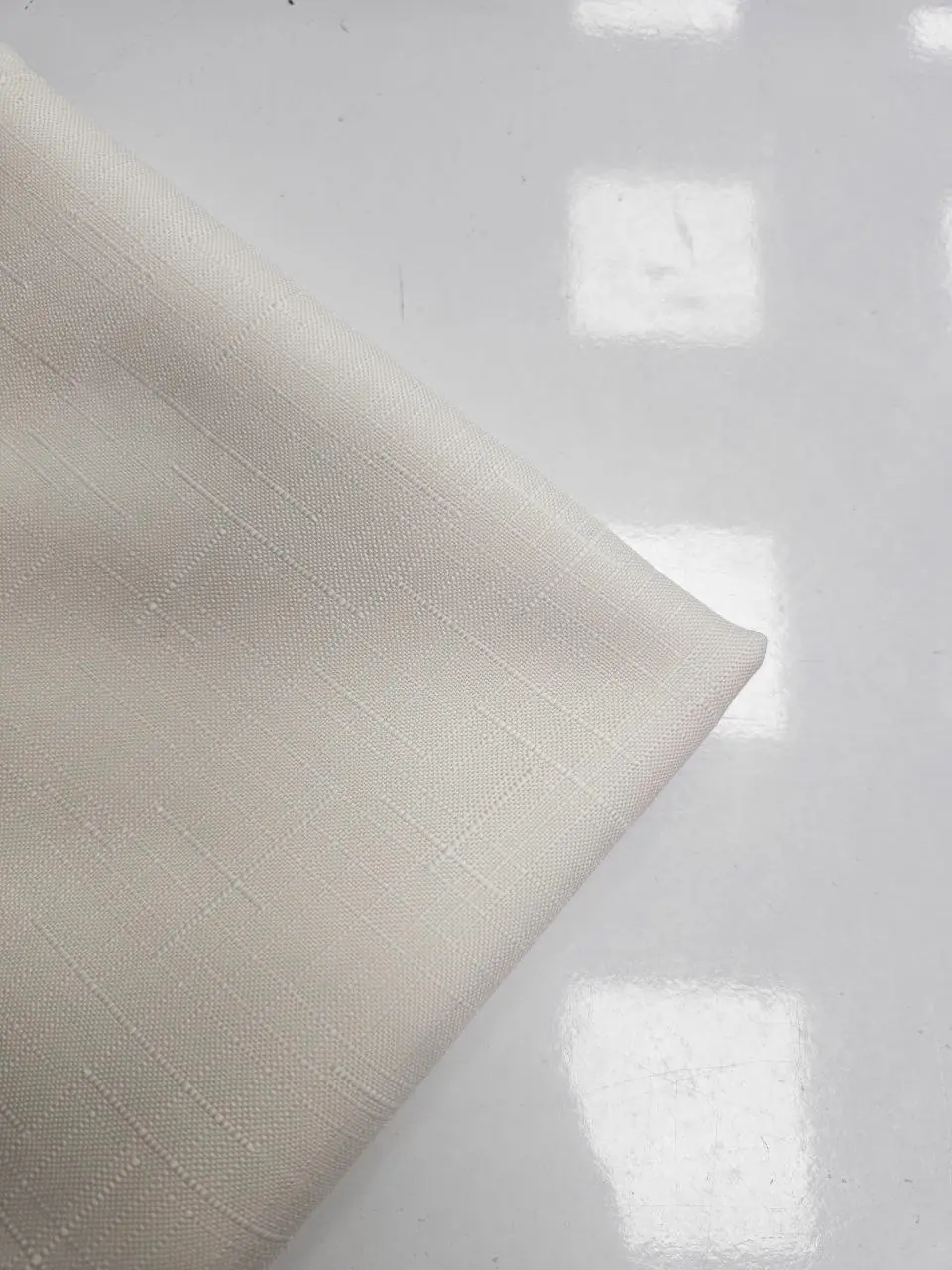Ecru Swiss Linen Fabric without Openwork