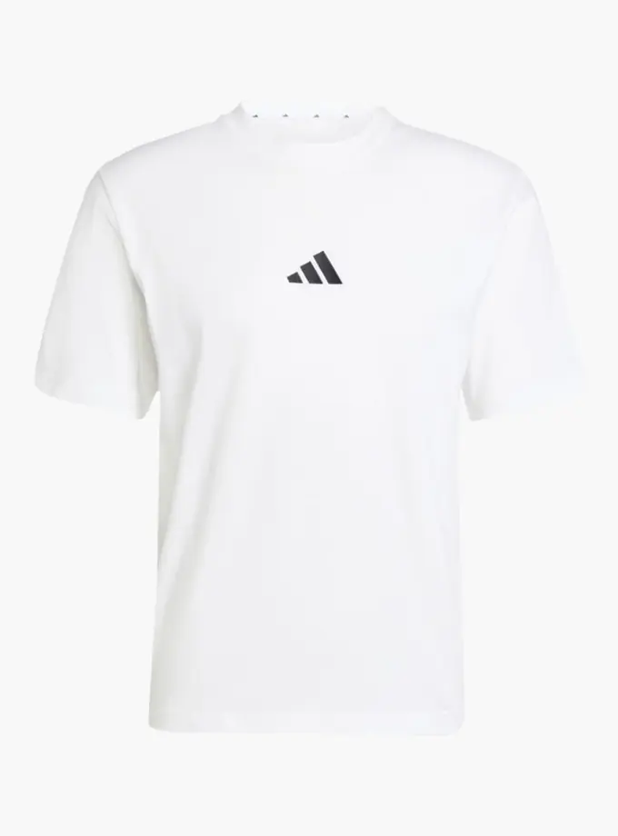 adidas Essentials Small Logo Single Jersey Erkek T-Shirt JF1092