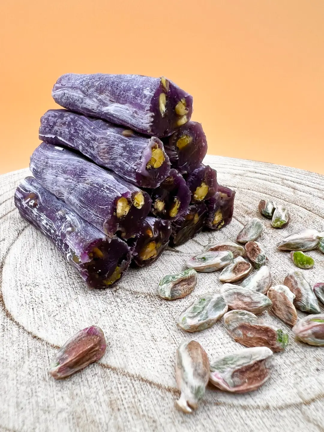 Turkish Delight Finger Lokum Pistachios and Honey