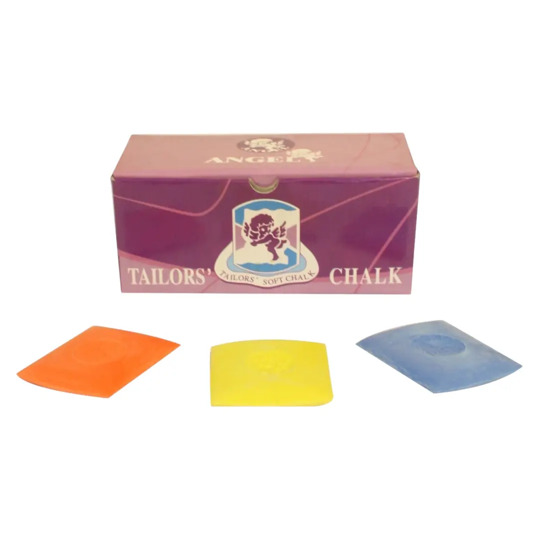 Angel Colored Triangle Chalk 12 pcs Box