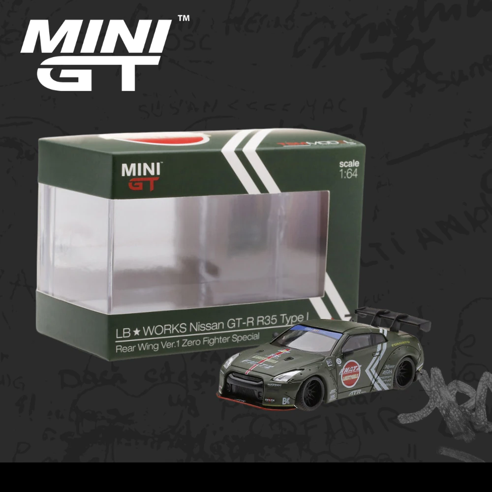 Mini GT 7 LB WORKS Nissan GT-R (R35) Zero Fighter Special Type 1 ...